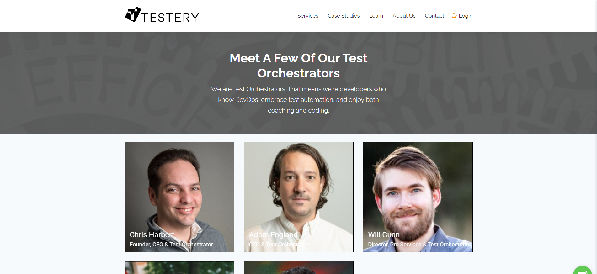 Testery | Meet A Few Of Our Test Orchestrators